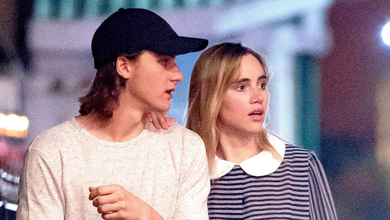 Suki Waterhouse Takes Nighttime Stroll With Brother Charlie in Barbados ...