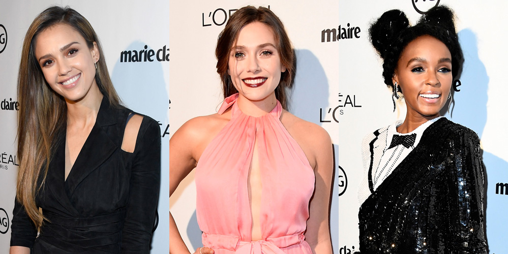 Jessica Alba, Elizabeth Olsen, & Janelle Monae Honor Their Favorite ...