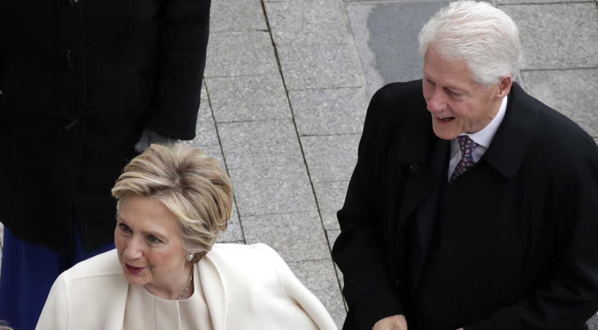 VIDEO: Hillary & Bill Clinton Arrive for Trump’s Inauguration | 2017 ...