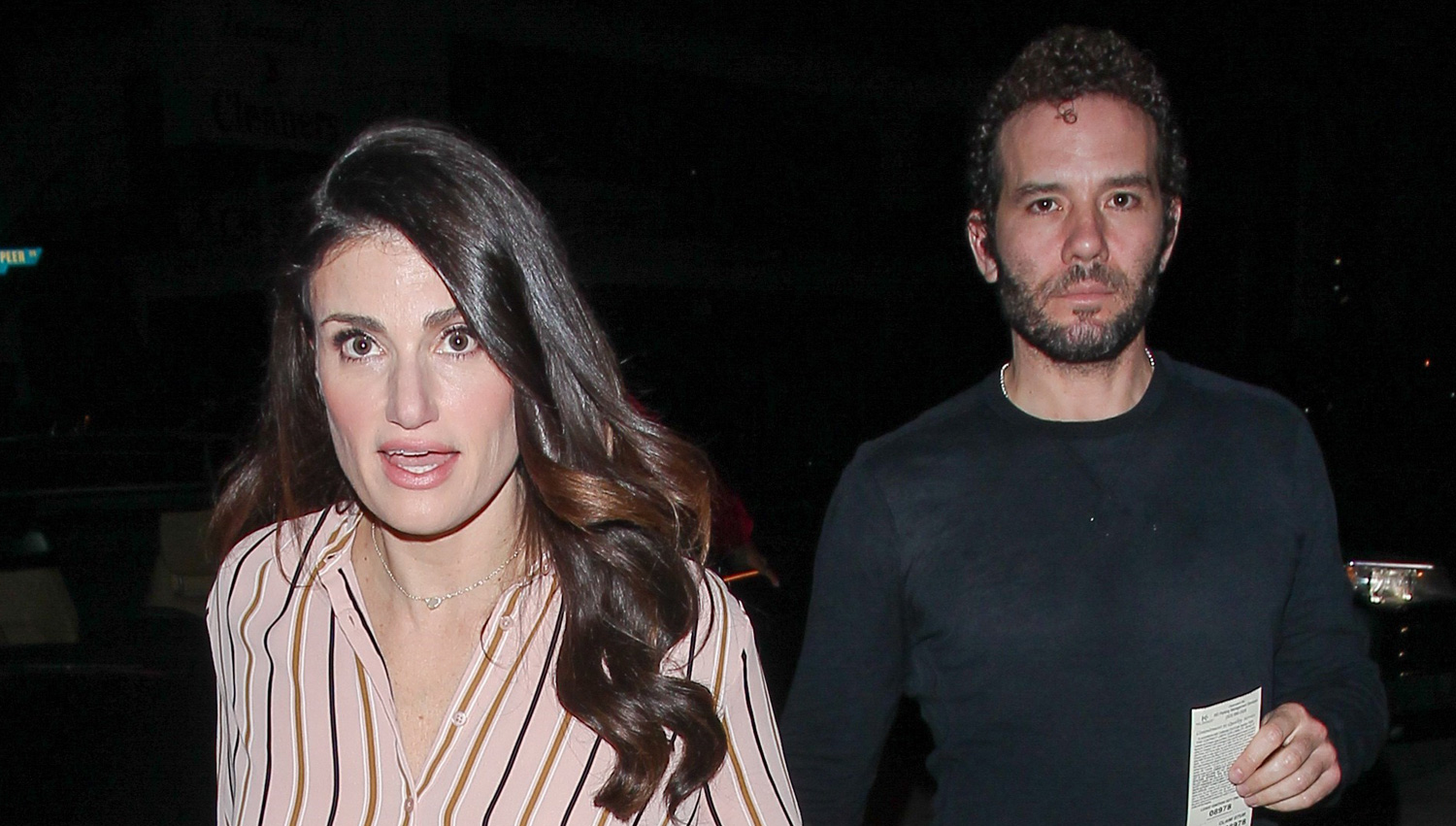 Idina Menzel Enjoys a Dinner Date with Fiance Aaron Lohr! | Aaron Lohr ...