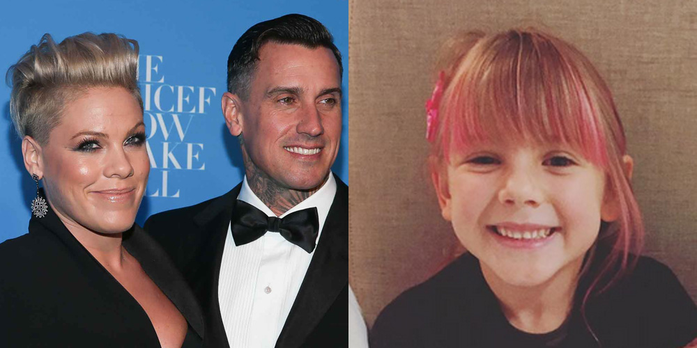 Pink Shares Adorable Photo of Newborn Son Jameson with Daughter Willow ...