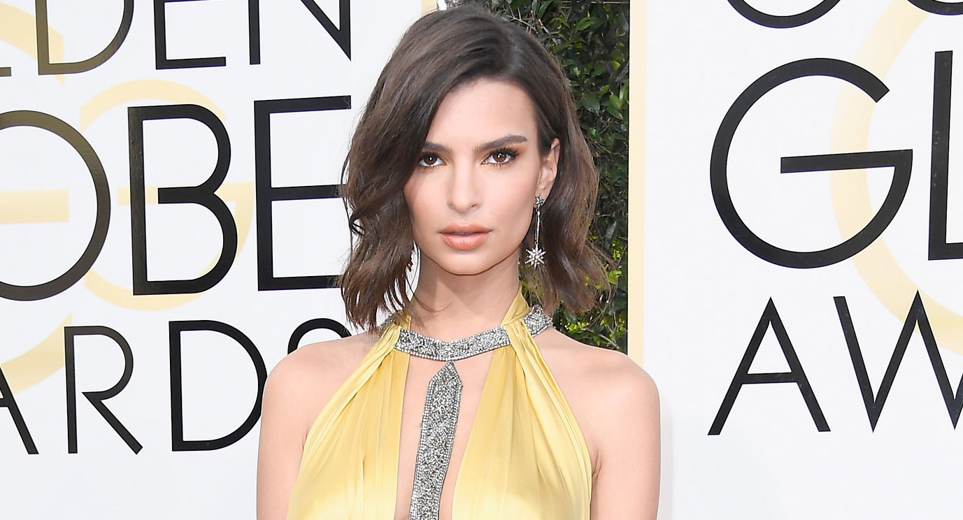 Emily Ratajkowski is a Golden Goddess at Golden Globes 2017 | 2017 ...