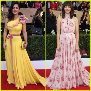 Salma Hayek & Rashida Jones Stun at SAG Awards 2017 | Jeff Bridges ...