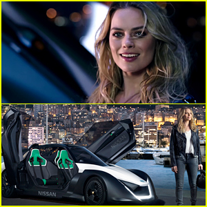 Margot Robbie Drives a Futuristic Car as Nissan’s New Face | Margot ...