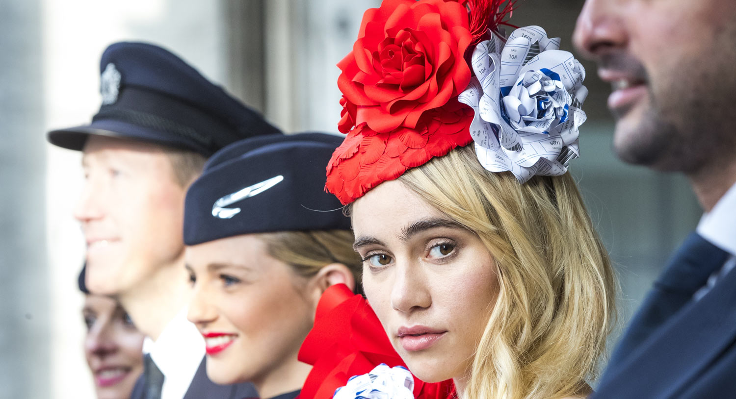Suki Waterhouse Models Very British Dress for Photo Shoot in Italy ...