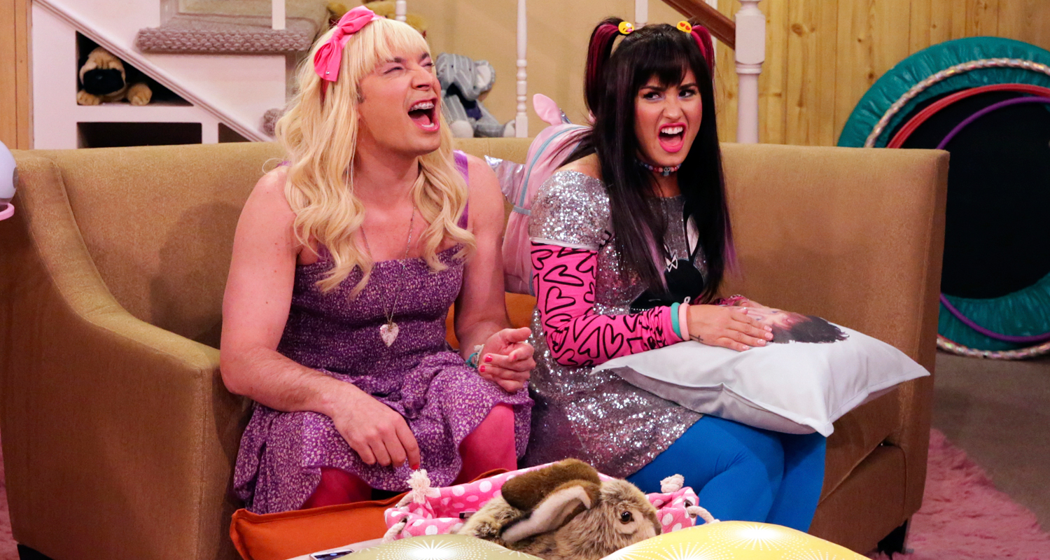 Jimmy Fallon Brings Back ‘Ew!’ Sketch with Demi Lovato! (Video) | Demi ...