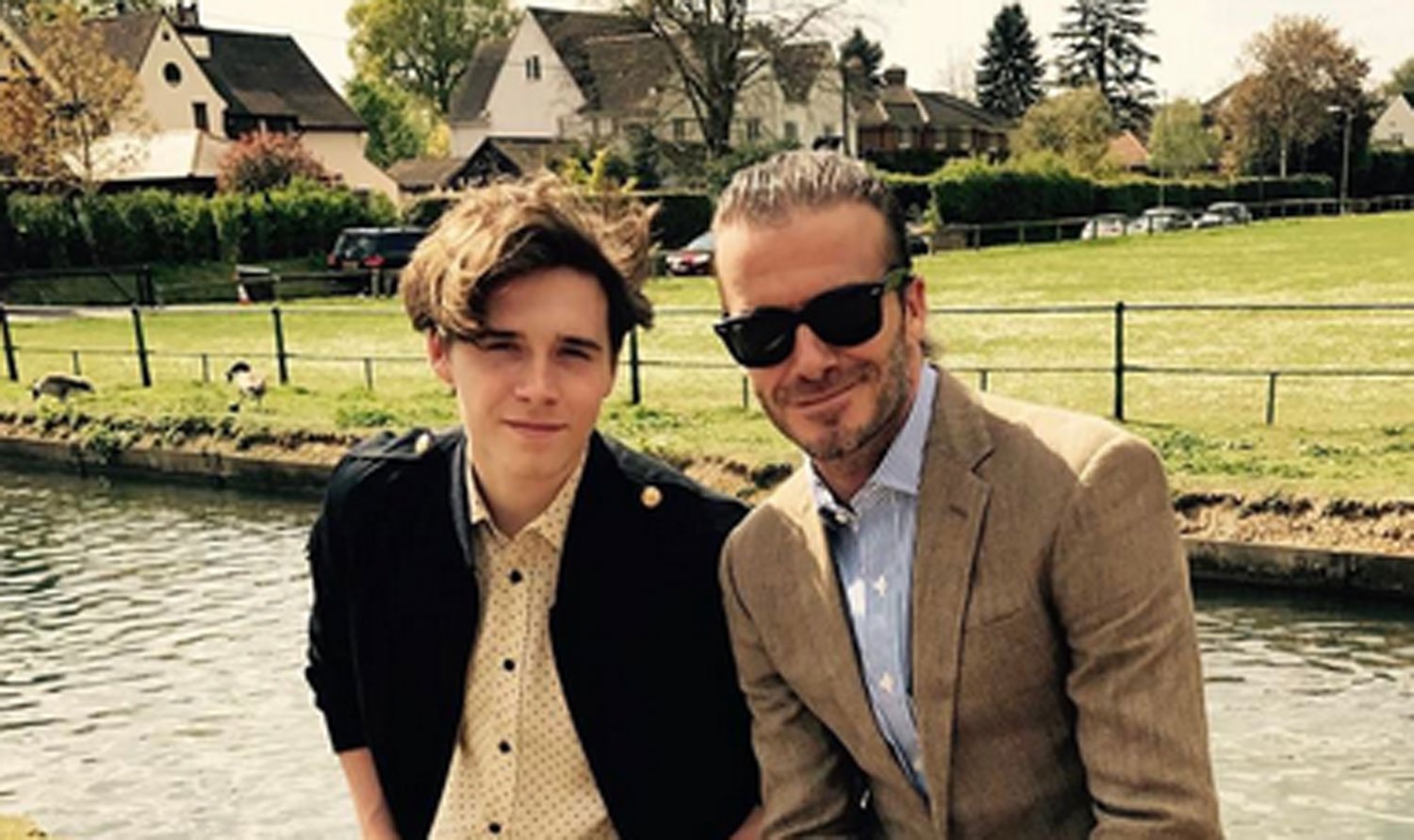 Brooklyn Beckham Drives Dad David’s Land Rover After Snapping Cute ...