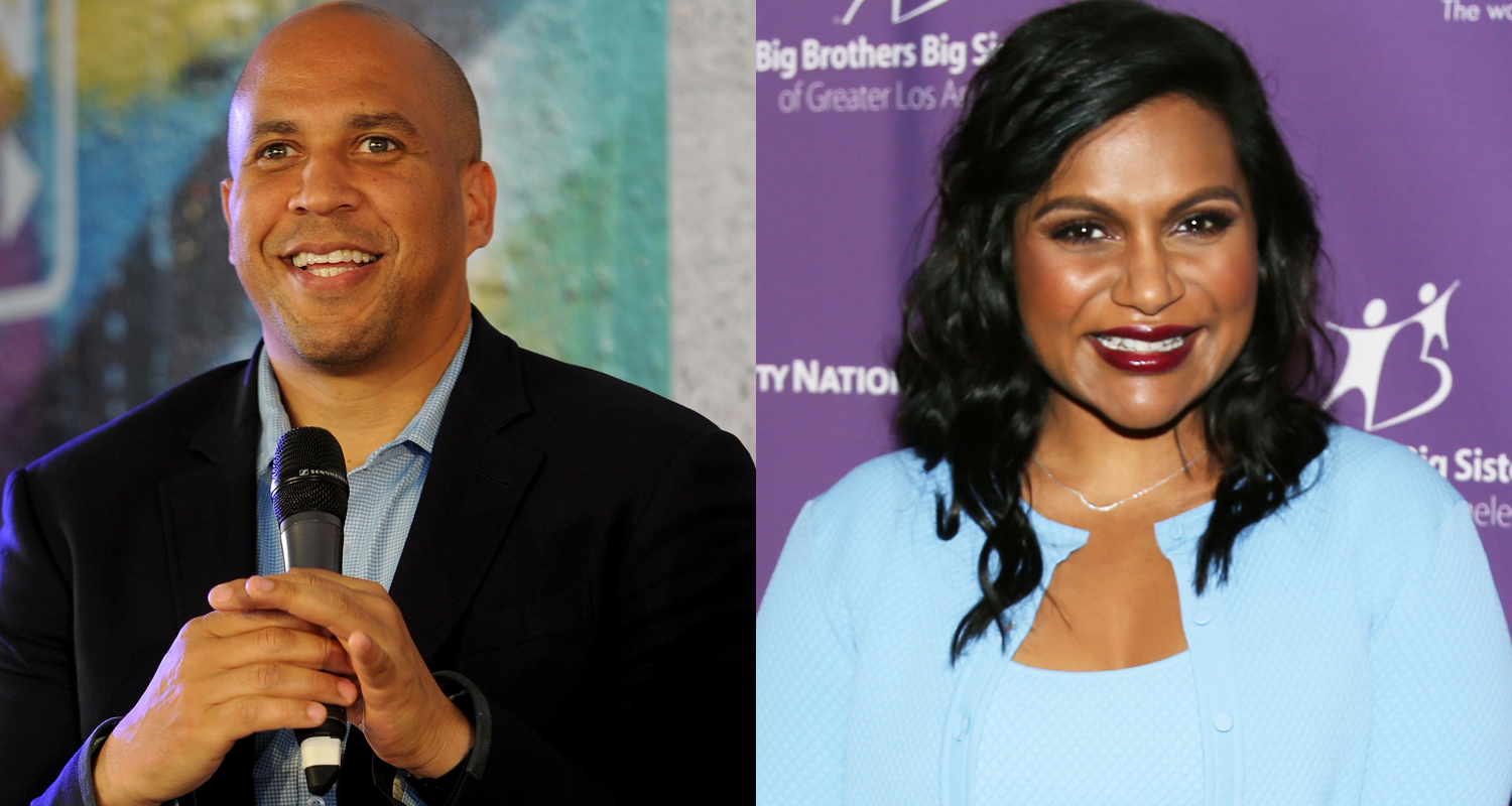 Cory Booker Gives Update On Mindy Kaling Dinner Date! | Amber Valletta, Cory Booker, Jeremiah ...