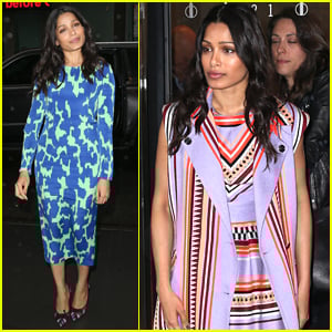 Freida Pinto Promotes Her Upcoming Show ‘Guerrilla’ in NYC | fredia ...