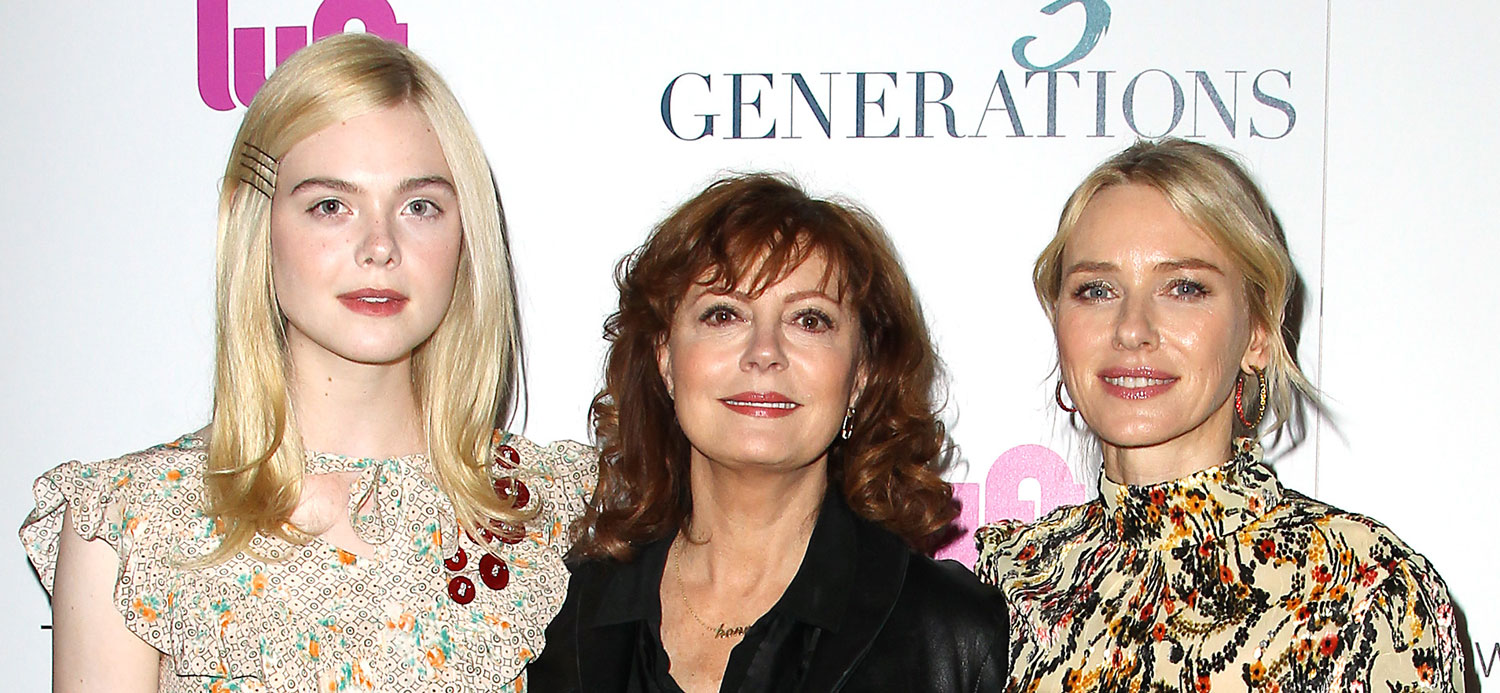 Susan Sarandon Is Surrounded By Co-Stars at ’3 Generations’ Screening ...