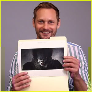 Alexander Skarsgard Sees Brother Bill as Pennywise for First Time ...