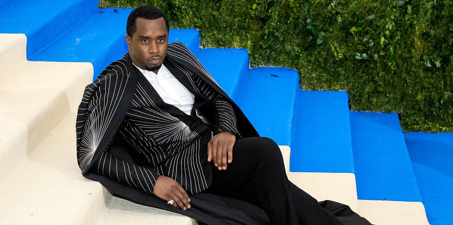 Diddy Explains Why He Laid on the Met Gala Stairs! | 2017 Met Gala ...