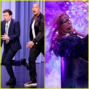 Dwayne Johnson Plays ‘Blow Your Mind’ with Jimmy Fallon – Watch Now ...