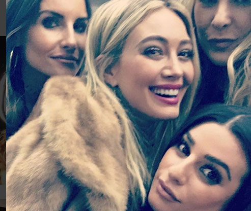 Hilary Duff Enjoys Girls’ Night With Lea Michele & Friends | Hilary ...