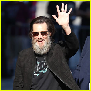 Jim Carrey Flaunts His Bushy Beard Ahead of ‘Jimmy Kimmel Live ...