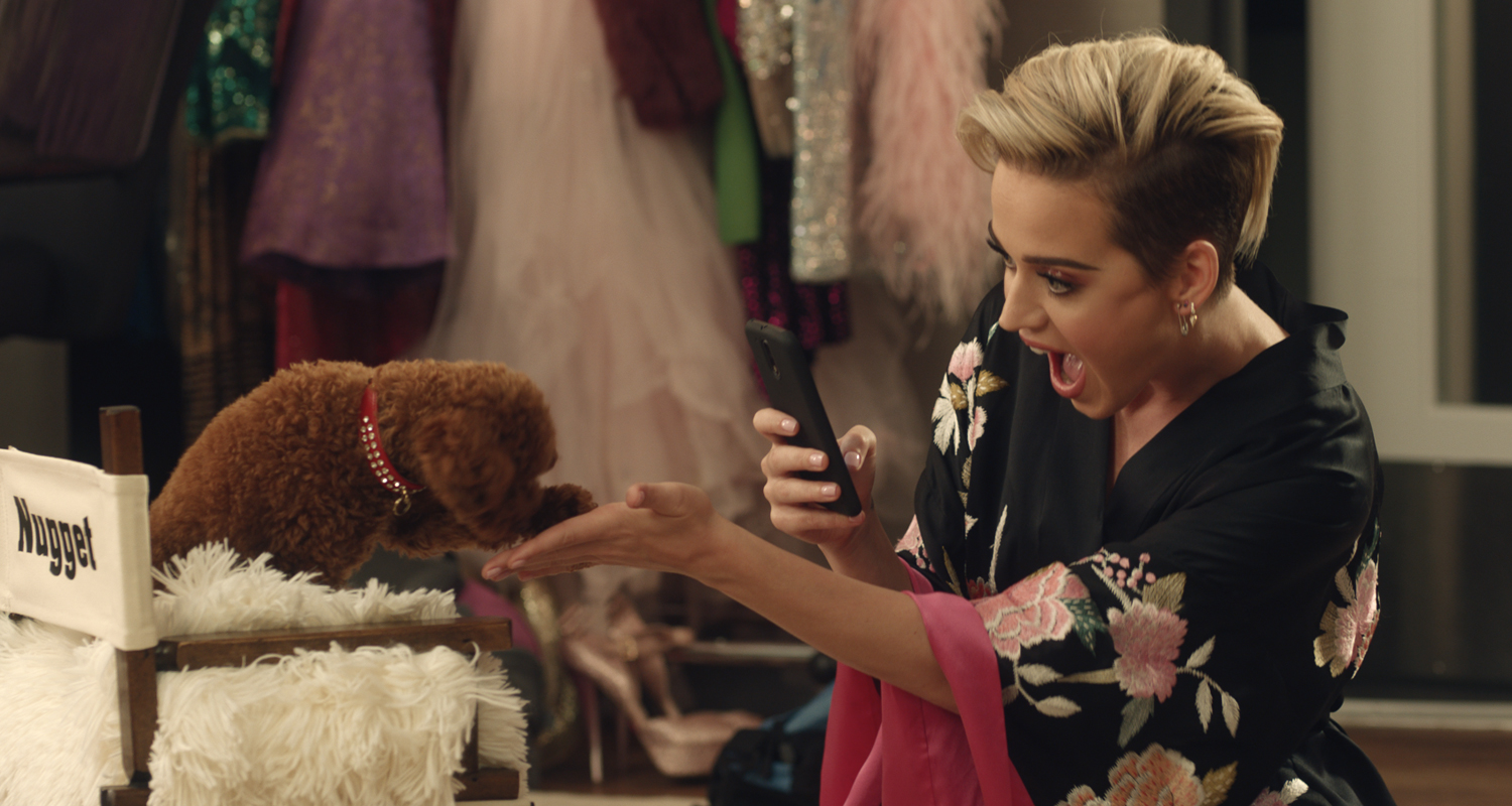Katy Perry & Her Adorable Pup Nugget Make Their Commercial Debut ...