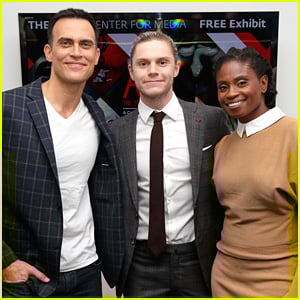Evan Peters & ‘AHS’ Stars Visit Costume Exhibit at Paley Center | Adina ...