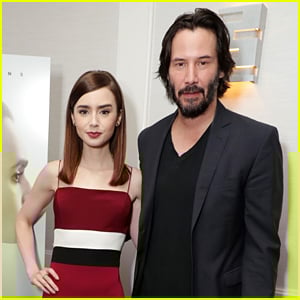 Lily Collins & Keanu Reeves Attend ‘To The Bone’ LA Screening | Alex ...
