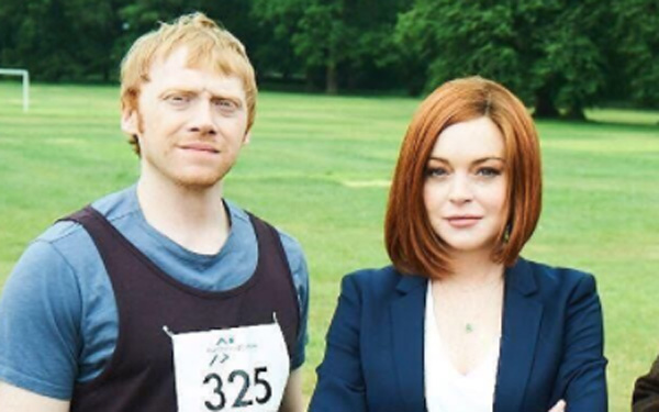 Lindsay Lohan Joins Cast of British TV Series with Rupert Grint ...