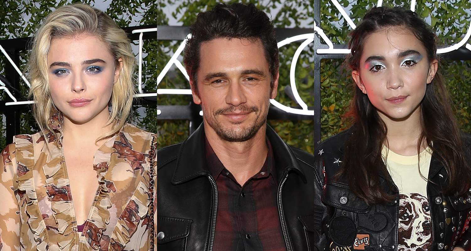Chloe Moretz, James Franco, & Rowan Blanchard Attend Coach’s High Line ...