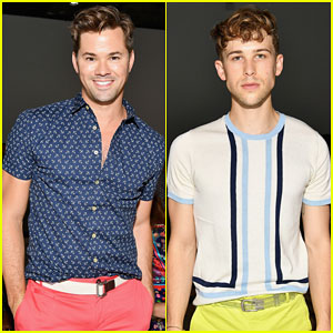 Andrew Rannells & Tommy Dorfman Buddy Up at Parke & Ronen Show During ...