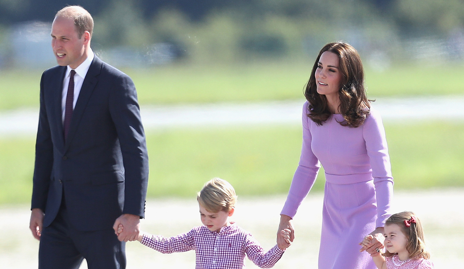 Kate Middleton & Prince Williams View Helicopters in Germany with ...