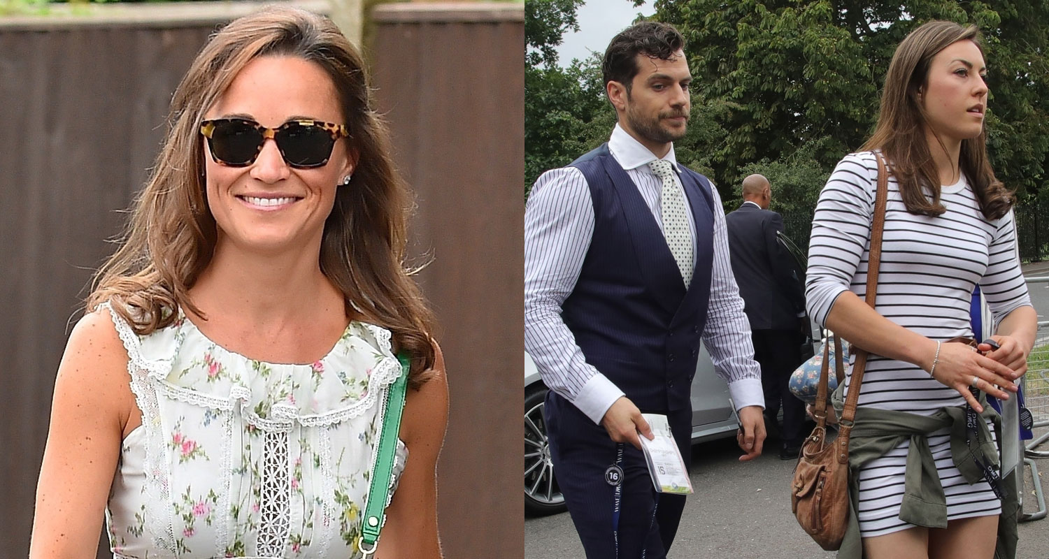 Pippa Middleton, Henry Cavill & More Celebs Hit Wimbledon | Bear Grylls ...