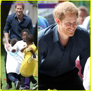 Prince Harry Takes Part in Fit & Fed Campaign With Some Adorable Kids ...