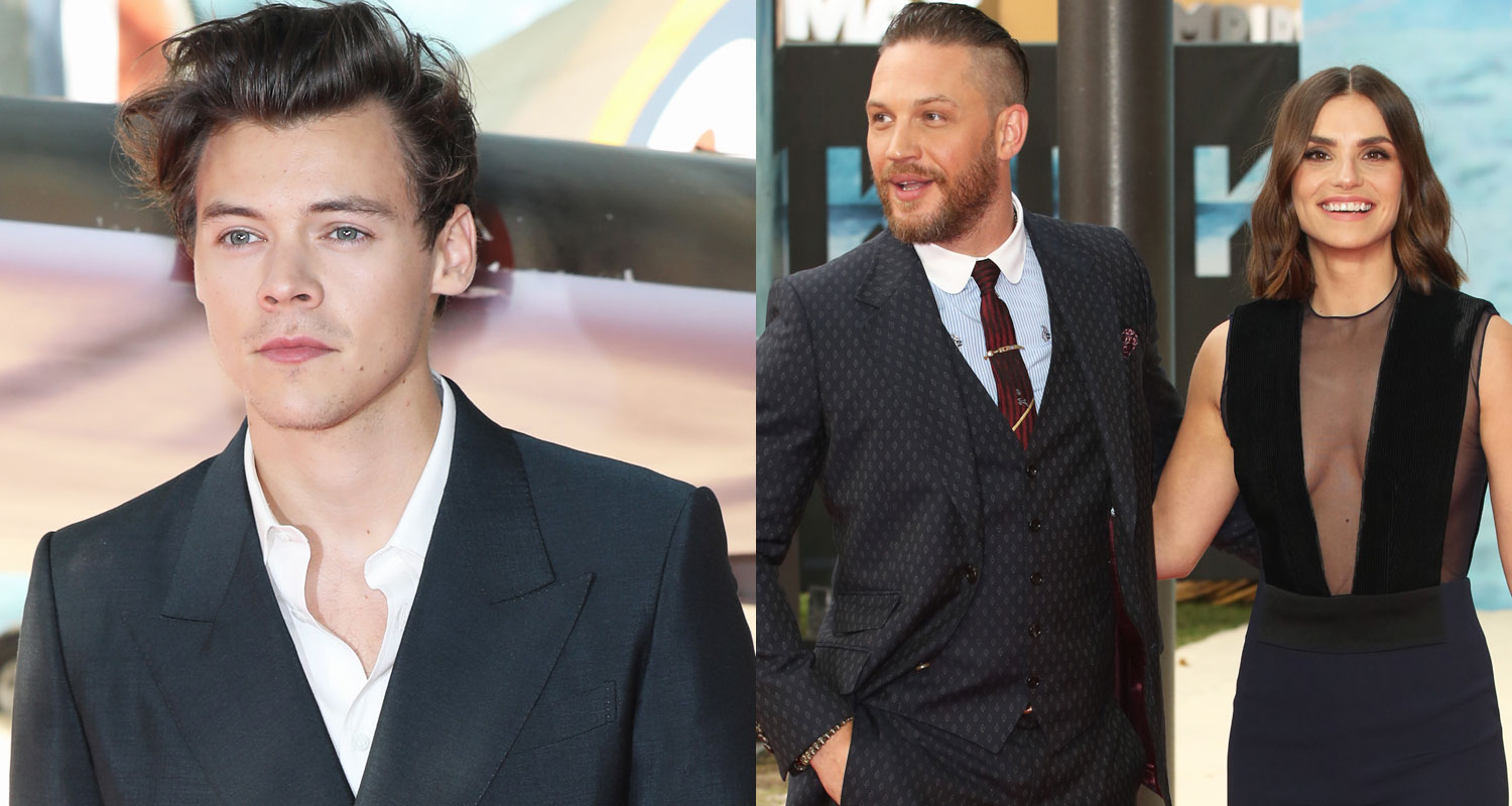 Harry Styles Joins Tom Hardy & ‘Dunkirk’ Cast at London World Premiere ...