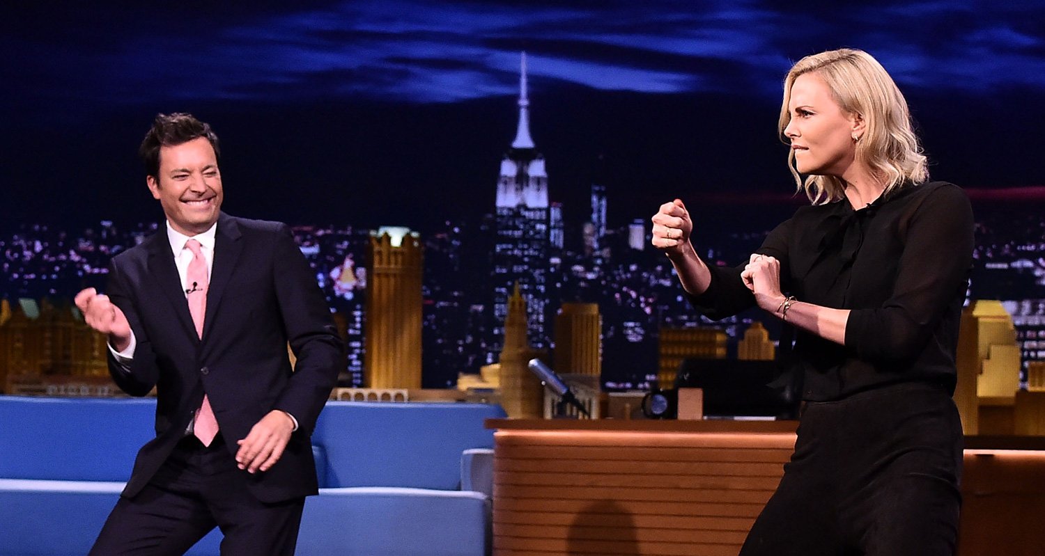 Charlize Theron Performs Random Dance Moves on ‘Fallon’ | Charlize ...