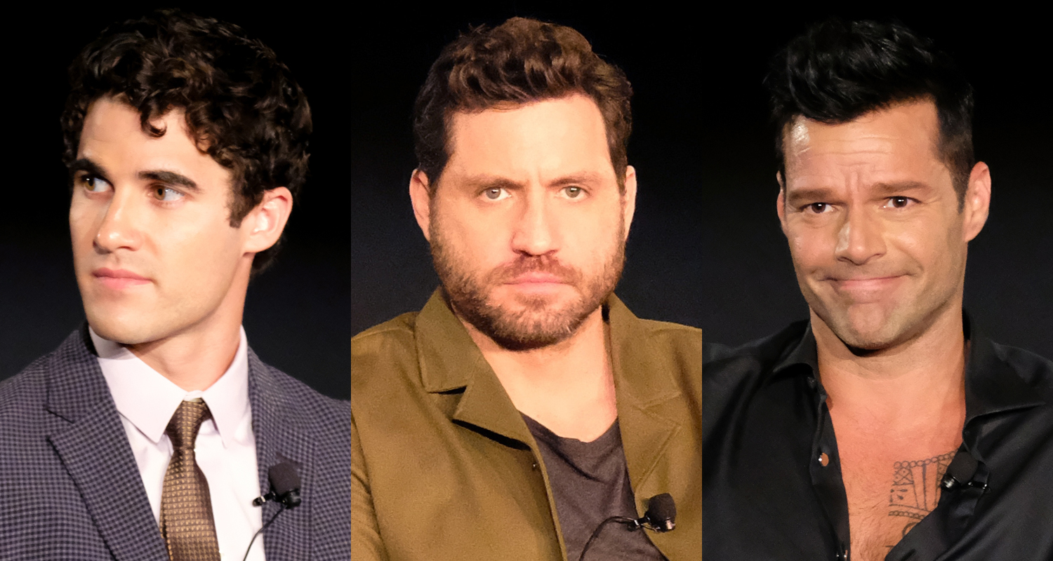 Darren Criss, Edgar Ramirez, & Ricky Martin Promote ‘Versace’ at Summer ...