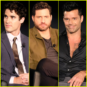 Darren Criss, Edgar Ramirez, & Ricky Martin Promote ‘Versace’ at Summer ...