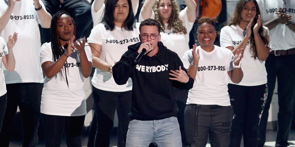 Logic Performs Anti-Suicide Anthem ’1-800-273-8255′ With Alessia Cara ...