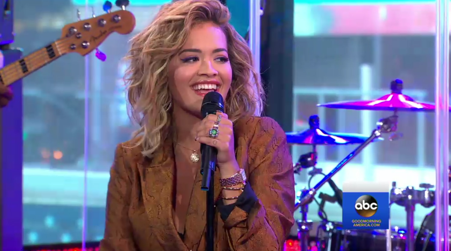 Rita Ora Performs ‘Your Song’ Live for ‘GMA’ (Video) | Rita Ora : Just ...