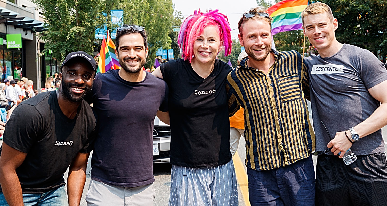 ‘Sense8′ Cast & Lana Wachowski March in Vancouver Pride Parade ...