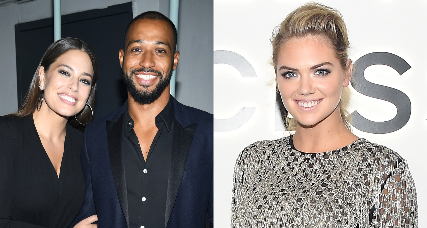 Ashley Graham & Husband Justin Ervin Join Kate Upton at Michael Kors ...