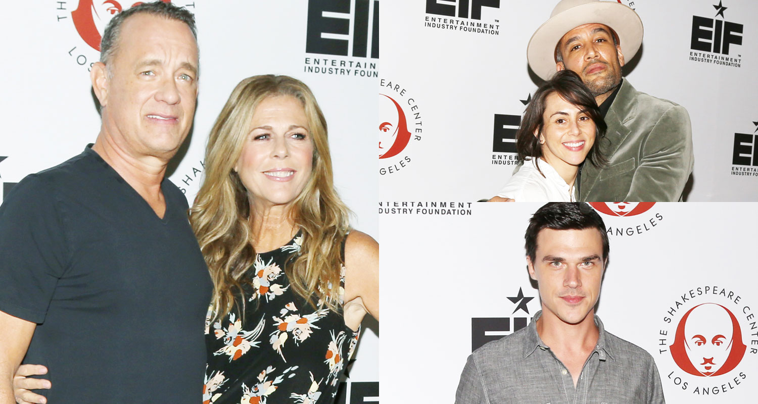 Tom Hanks & Wife Rita Wilson Get Star Support at Simply Shakespeare ...