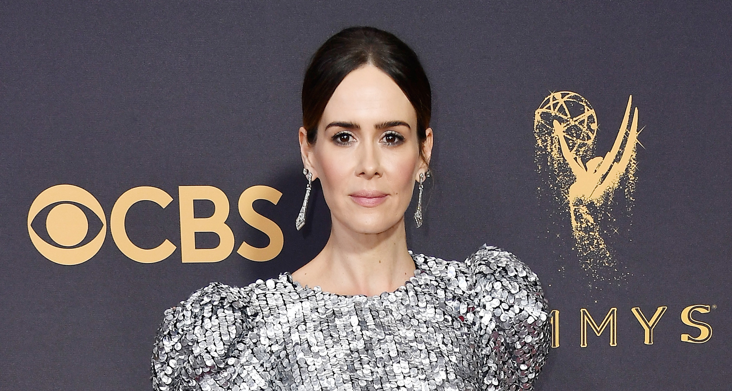 Sarah Paulson Shines on the Red Carpet at Emmys 2017 | 2017 Emmy Awards ...