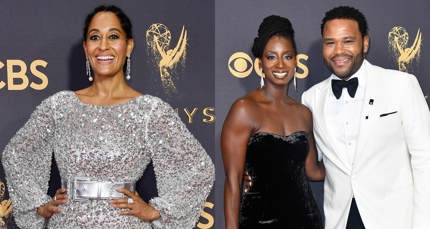 Tracee Ellis Ross Dazzles in Silver Chanel Haute Couture at Emmys 2017 ...