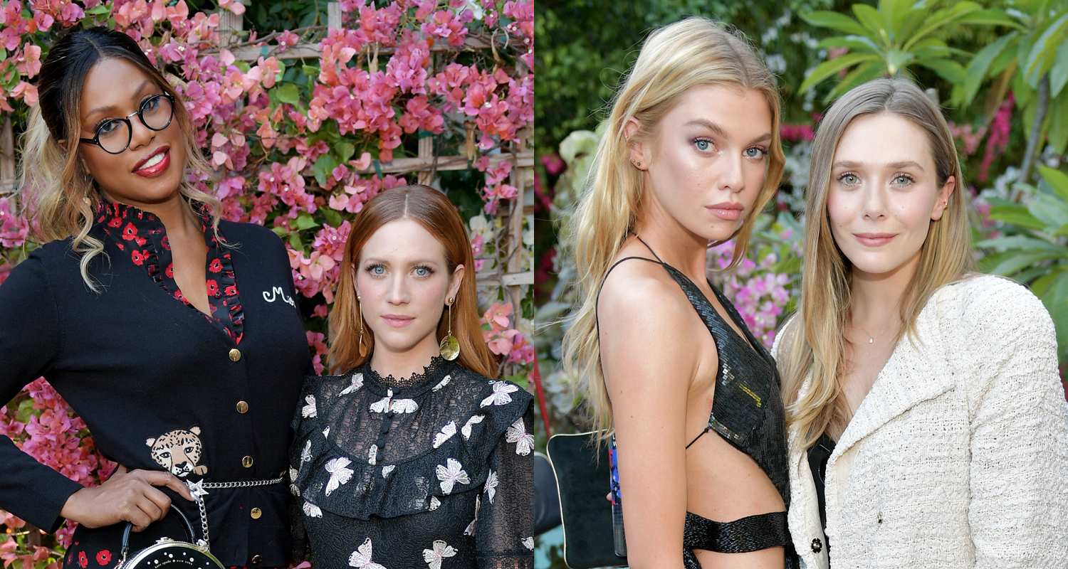 Laverne Cox, Elizabeth Olsen, & More Go Glam for CFDA Tea Party in LA ...
