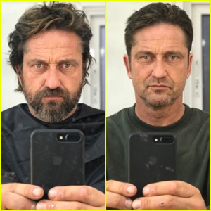 Gerard Butler Freaks Out While Shaving His Beard Off – Watch Now ...