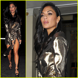 Nicole Scherzinger Is a Golden Goddess in a Mini-Dress | Nicole ...