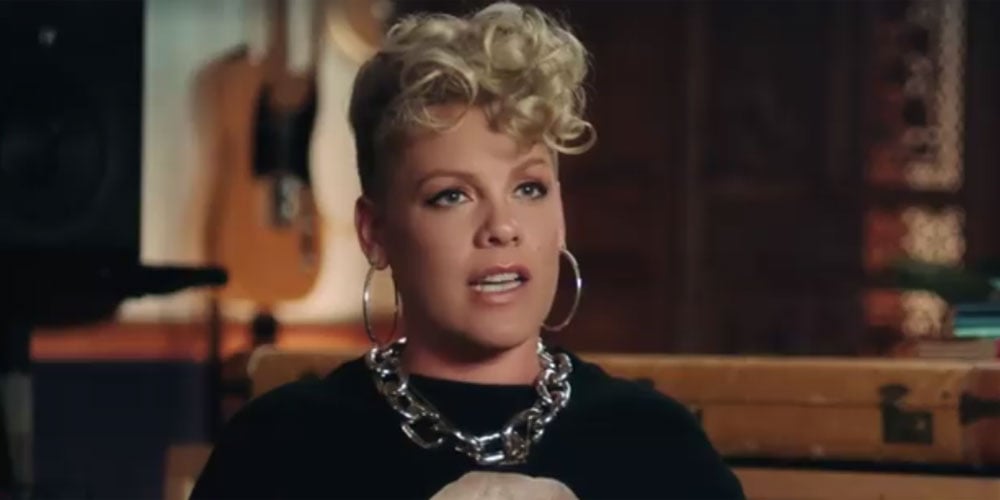 Pink Reveals First Look at ‘Beautiful Trauma’ Short Film ‘On the Record ...