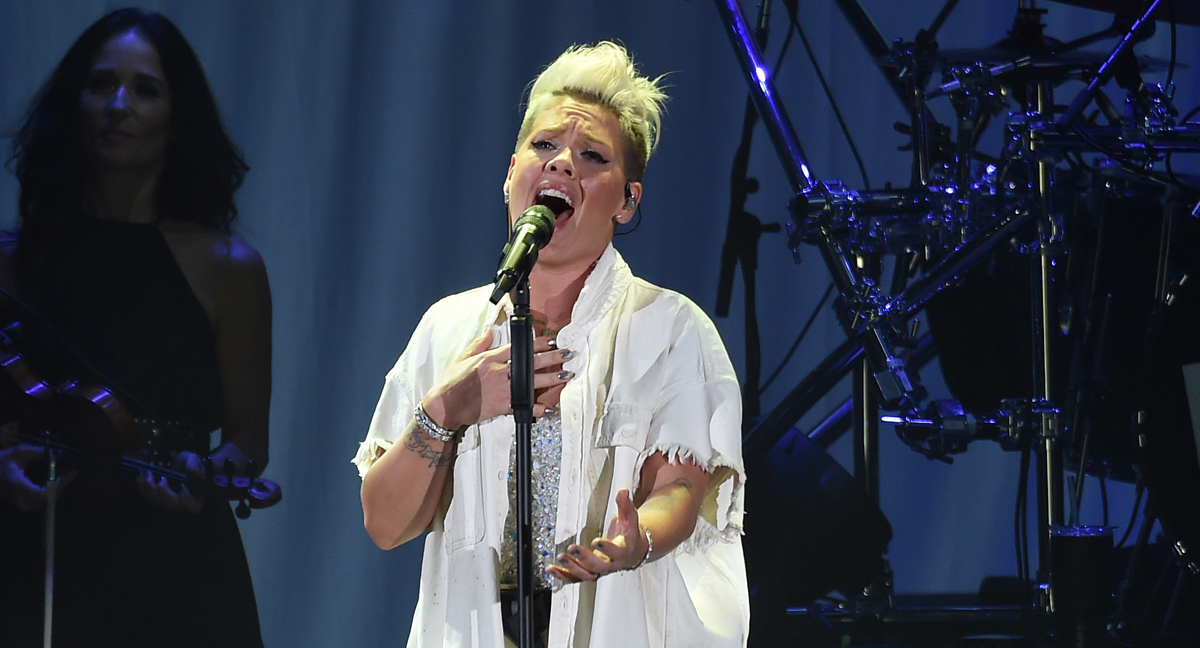 Pink Sings Five Hits at ‘We Can Survive’ Benefit Concert | Pink | Just ...