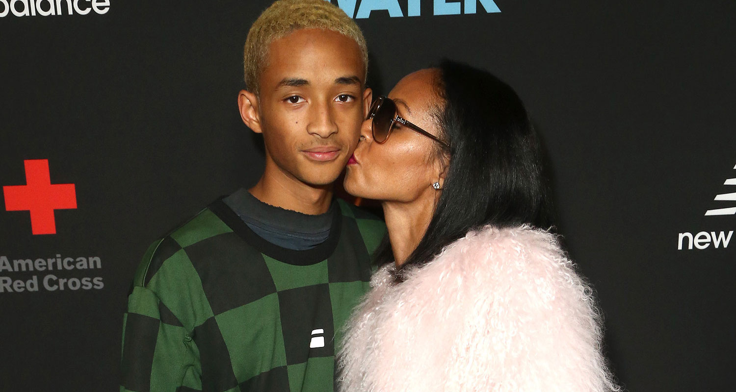 Jada Pinkett Smith Supports Son Jaden at Umami Burger Impossible Launch ...