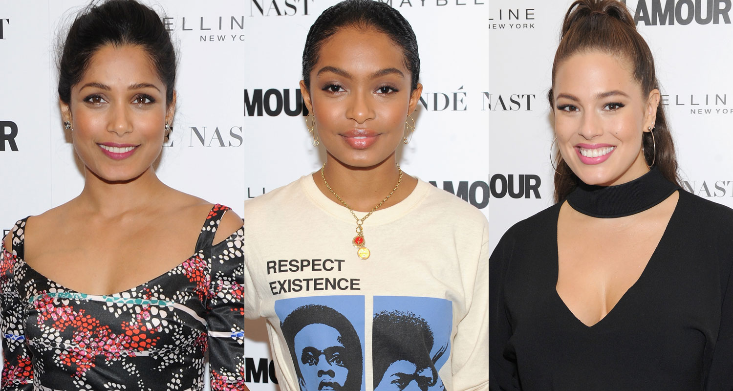 Freida Pinto, Yara Shahidi & Ashley Graham Team up for ‘Glamour’s The ...