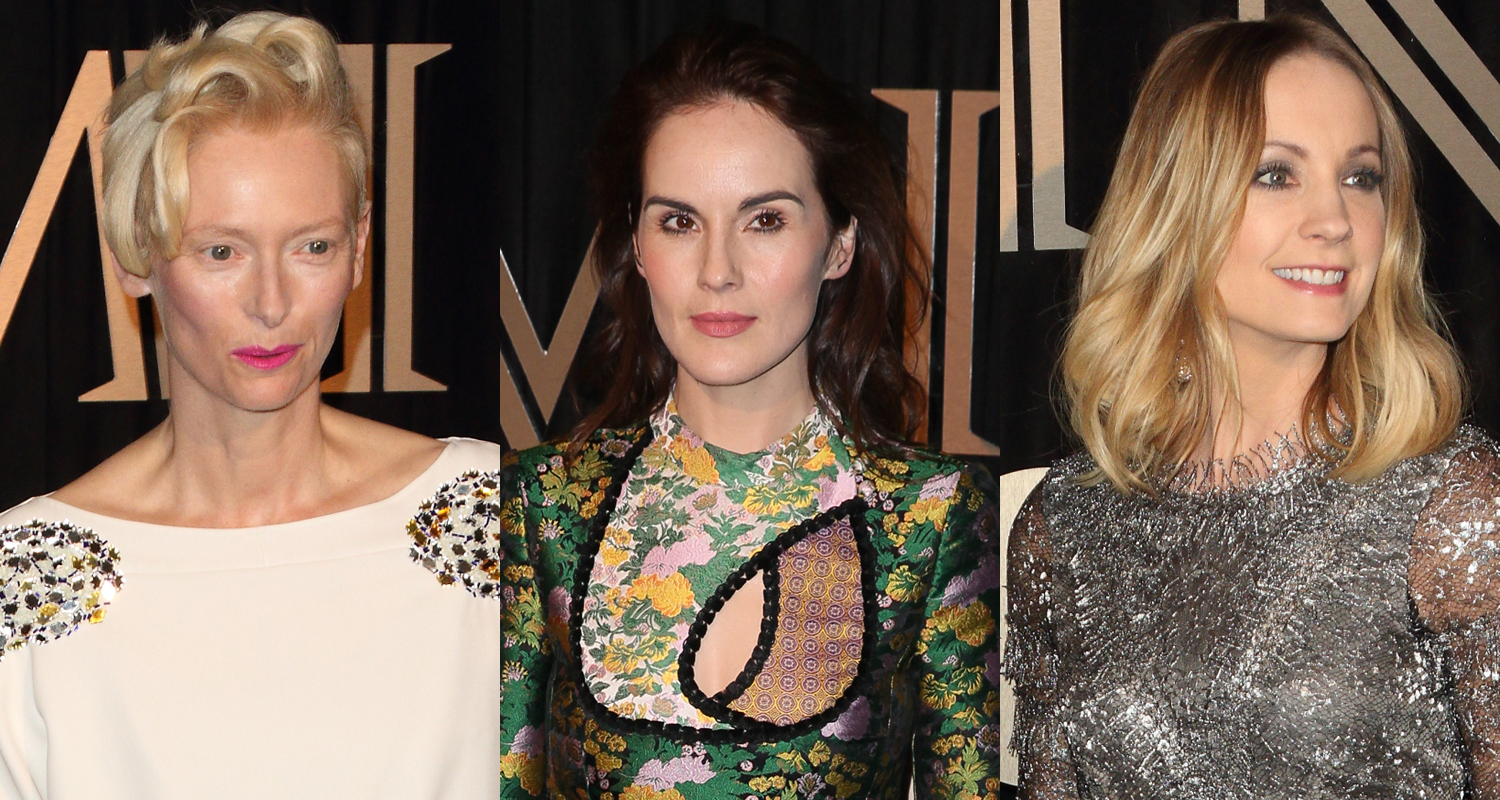 Tilda Swinton Joins Joanne Froggatt & Michelle Dockery at Luminous Gala ...