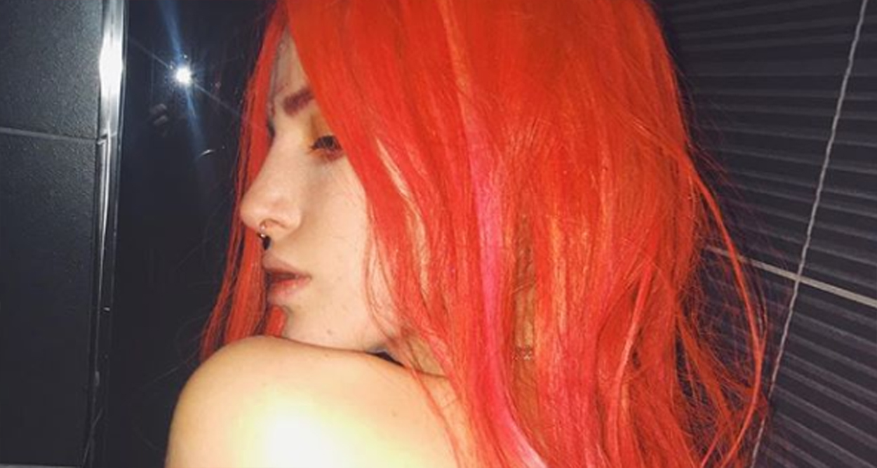Bella Thorne Shows Off New Tattoo In Topless Photo Bella Thorne Just Jared Celebrity News