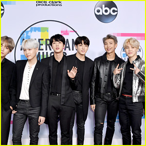 BTS Pose on the Red Carpet Ahead of Historic Performance at American ...