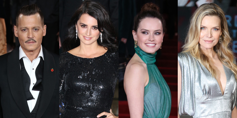 Johnny Depp, Penelope Cruz, & ‘Orient Express’ Cast Attend World ...